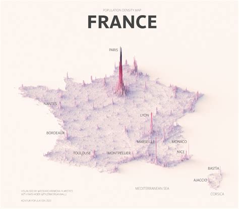 Mapa demográfico Mapas Milhaud