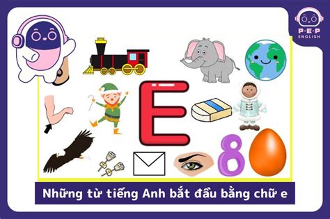 200 những từ tiếng Anh bắt đầu bằng chữ E