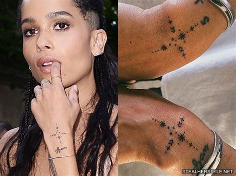 Zoë Kravitz s 55 Tattoos Meanings Steal Her Style Zoe kravitz