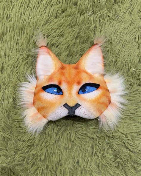 Therian Cat Mask Quadrobics Mask Maincoon Mask Therian Mask Furry