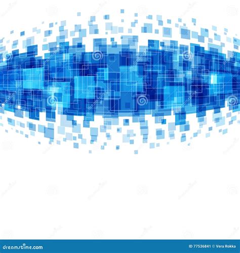 Linhas Geométricas Abstratas Fundo Dos Quadrados Do Azul Ilustração