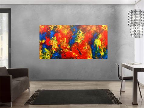 Hochwertige Kunst auf Leinwand Abstraktes Gemälde modernes Acrylbild