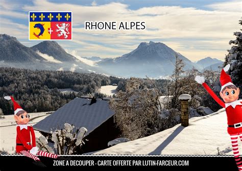 Cartes postales du lutin farceur par région de France