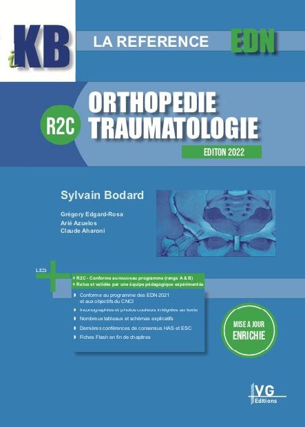 iKB othopédie traumatologie R2C Sylvain Bodard 2022 VG éditions