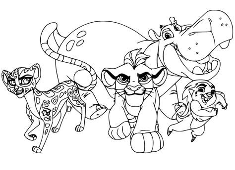 Ono Of The Lion Guard Coloring Page Free Printable Coloring Pages For