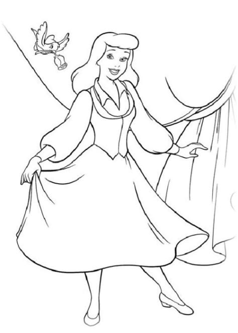 Malvorlagen Zum Ausdrucken Ausmalbilder Cinderella Kostenlos
