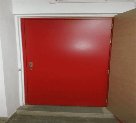 GI Galvanized Steel Fire Shaft Door Powder Coated At Rs 4200 Square