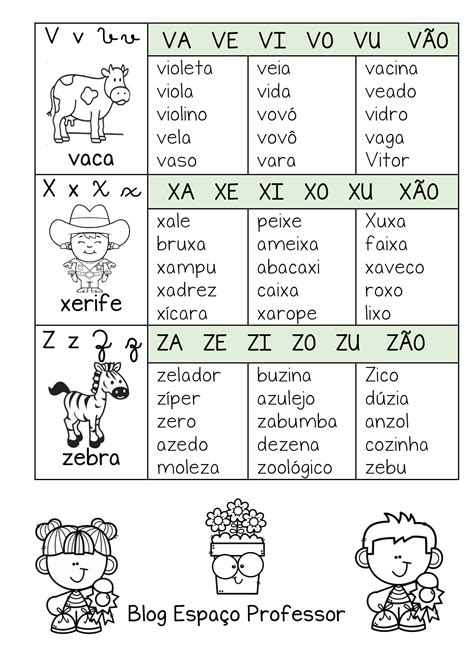 Ficha De Leitura Silabas Simples Para Imprimir EDUKITA