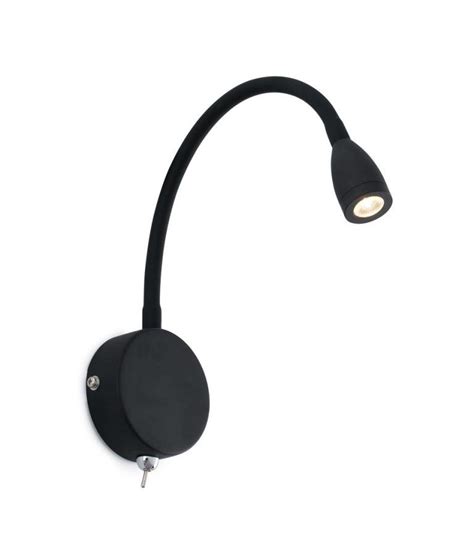 Aplique lector LED negro LOKE La Casa de la Lámpara