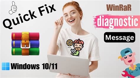How To Fix WinRAR Diagnostic Message QUICK STEPS Winrar Diagnostic