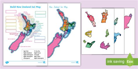 New Zealand Iwi Map Cicely Bridgette
