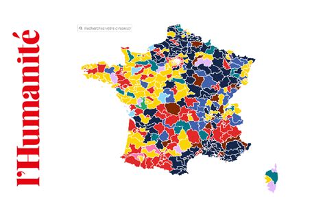 Législatives 2024 les cartes des résultats du second tour par