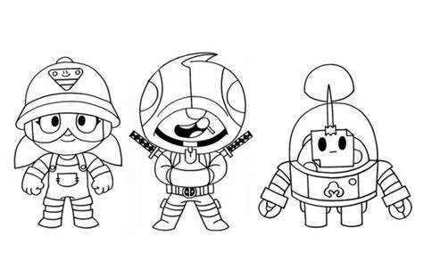 Brawl Stars Dibujos Para Colorear