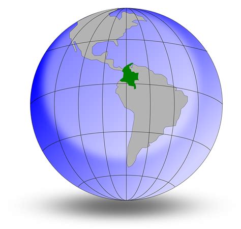 Colombia La Tierra Mundo América Gráficos vectoriales gratis en Pixabay