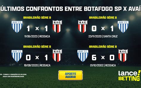 Série B como foram os últimos jogos entre Botafogo SP e Avaí