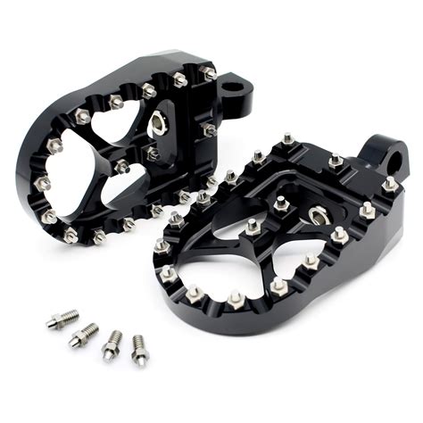 Snapklik Real Anti Skid Cnc Wide Fat Footpegs Foot Pegs