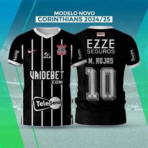 Nova Camisa CORINTHIANS Listrada LANÇAMENTO 2024 25 FRETE GRÁTIS