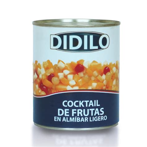 Cocktail 5 frutas en almíbar ligero Didilo 1 350 g