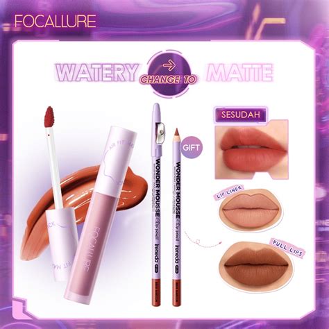 Focallure Switchmode Airy Matte Lipstick Pcs Lip Tint Set Long
