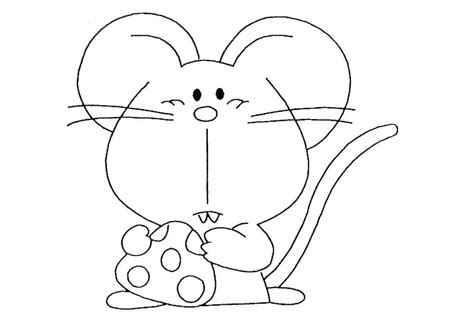 Coloriage Une Petite Souris télécharger et imprimer gratuit sur