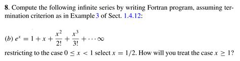 e x taylor series help fortran discourse