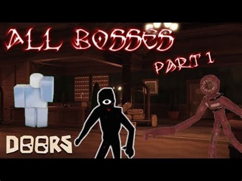 All Bosses From Roblox Doors Part 1 YouTube