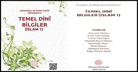 5 Sınıf Temel Dini Bilgiler İslam 1 Ders Kitabı MEB PDF İNDİR