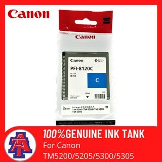 Canon Original PFI 8120 MBK BK C M Y Ink Cartridge 130ml Plotter