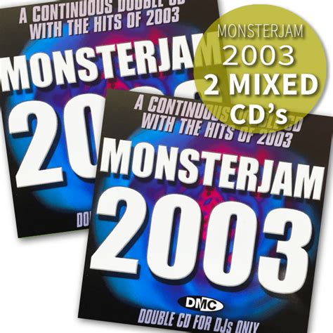 DMC Monsterjam 2003 Continuous Megamix DJ CD