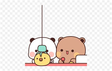Bubududu Panda Sticker Bubududu Panda Discover U0026 Share Gifs Cute