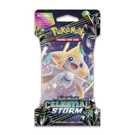 Pokémon TCG Sun Moon Celestial Storm Sleeved Booster Pack 10 Cards