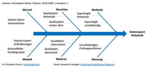 Ishikawa Diagramm Beispiel Consulting Life De