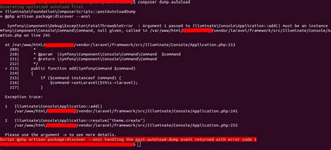 composer dump autoload fails after provider and aliases added to config file · issue 154