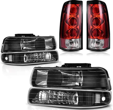 Amazon DWVO Headlight Assembly And Tail Lights Compatible With
