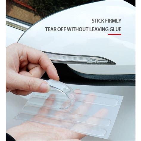 Tiras De Proteção Anti Colisão Transparente Borda Da Porta De Carro