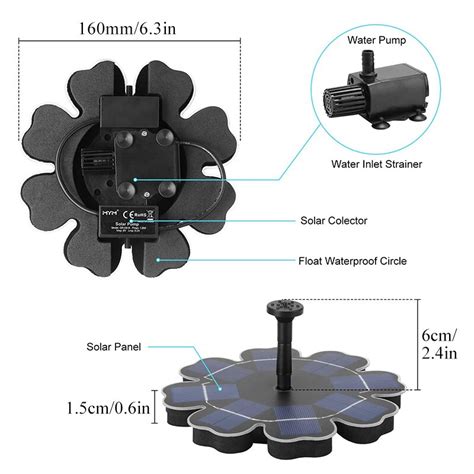 Mini Zonne Energie Fontein Garden Pool Vijver Zonn Grandado