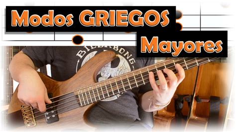 Modos GRIEGOS Mayores AK Clases de Bajo Eléctrico YouTube