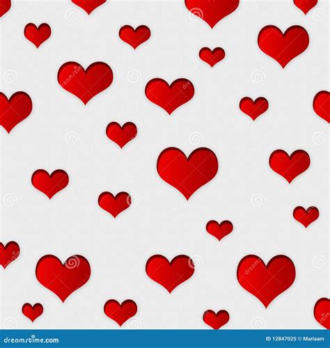 Fondo Rojo De Los Corazones Foto de archivo libre de regalías Imagen