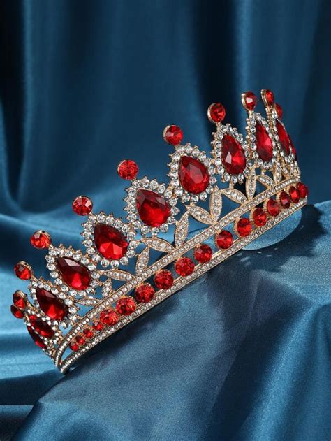 Mujer Diadema con diamante de imitación con diseño de corona atractivo