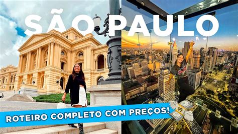 O QUE FAZER em SÃO PAULO ROTEIRO COMPLETO de 4 DIAS TODOS os