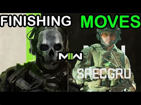 Call Of Duty Modern Warfare Beta Operator Specgru I Finishing Move