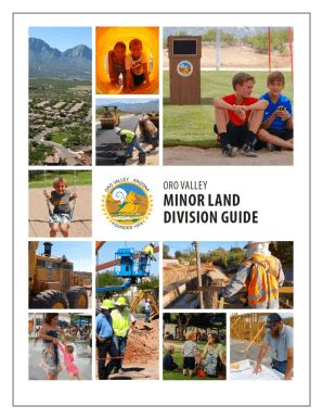 Fillable Online Orovalleyaz Minor Land Division Process Guide