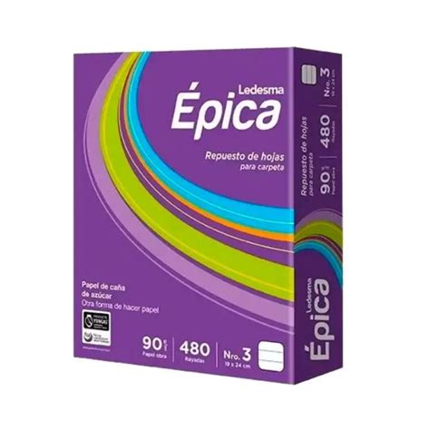 Librería San Pablo Repuesto Epica 480 Hojas Rayadas Art 105841