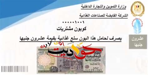 بمناسبة شهر رمضان تقدر تكفل اسرة بـ 20 جنيه التموين توافر كوبونات