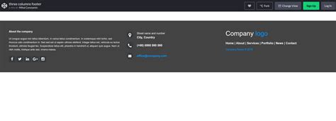 10 inventive bootstrap footer examples to help you design a stunning website footer