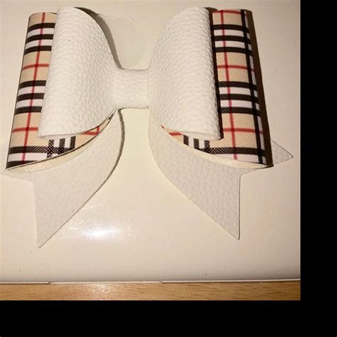 Diy Leather Bows Faux Leather Cheer Bow Supplies Bow Tie Template