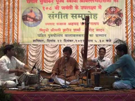 Ustad Vajahat Hussain Khan Excellent Puriya Dhanashri YouTube
