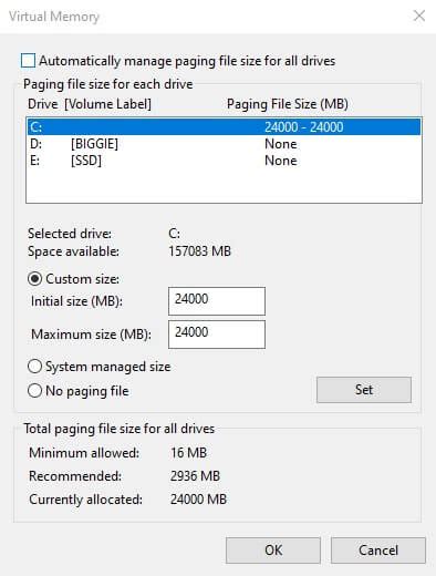 How To Increase Virtual Memory In Windows