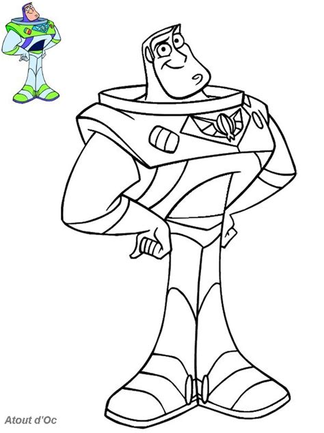 111 dessins de coloriage Buzz l Eclair à imprimer