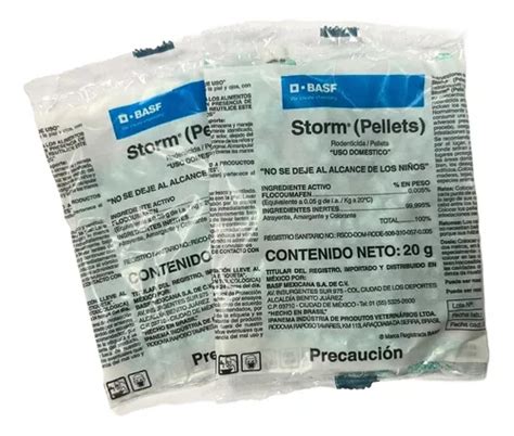 Cebo Para Ratas Que Las Seca Storm G Pzs Rodenticida